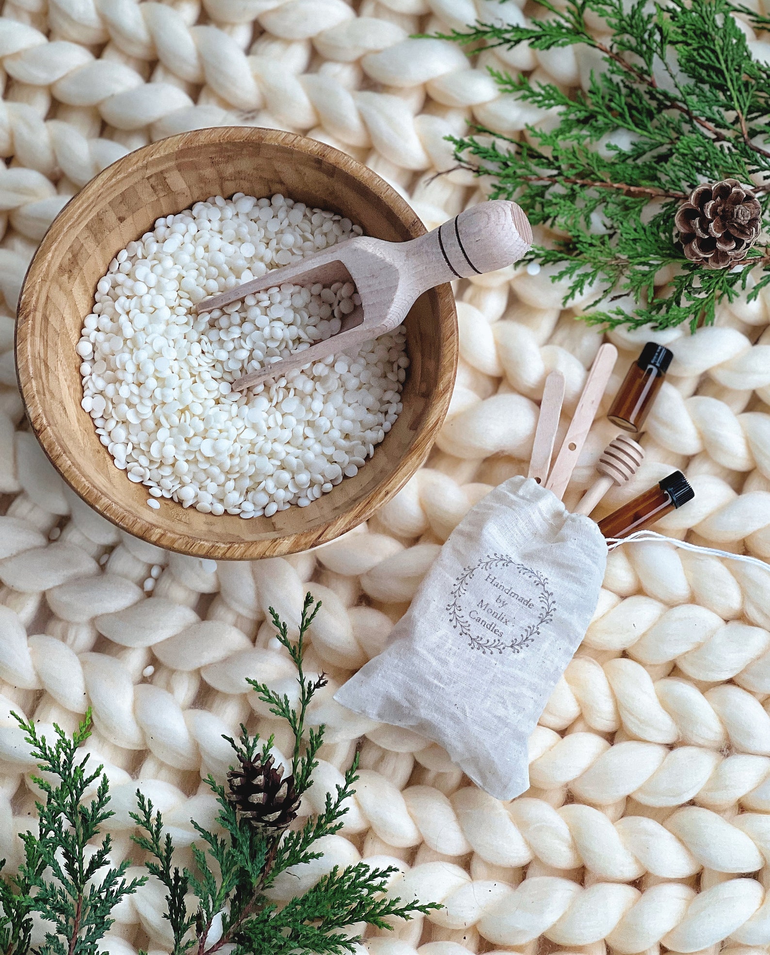 Date Night Box for Two,make You Own Christmas Tree Shaped Candle Making ...