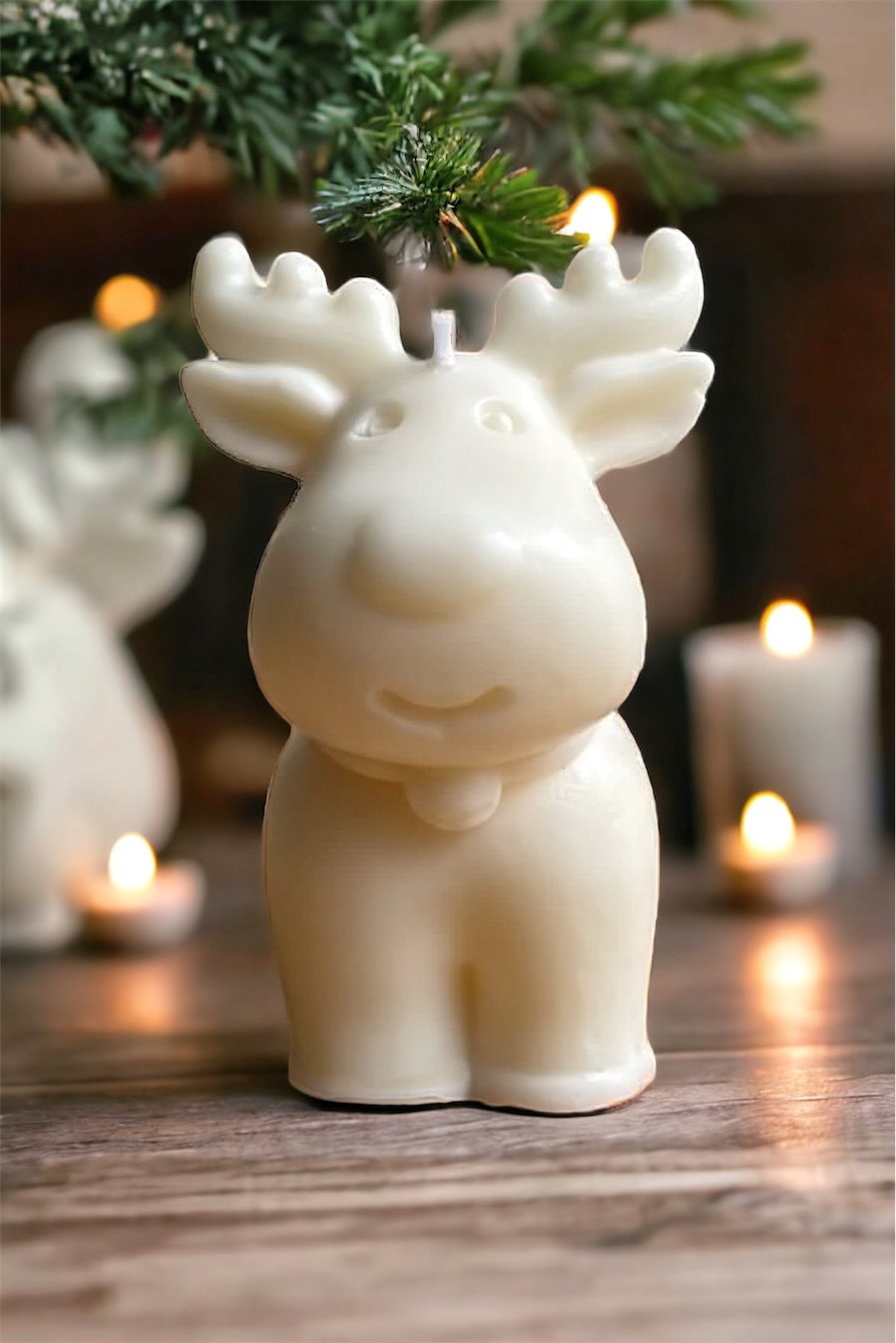 Reindeer Christmas Winter Candle,elk Scented Candle,festive Candle Gift ...