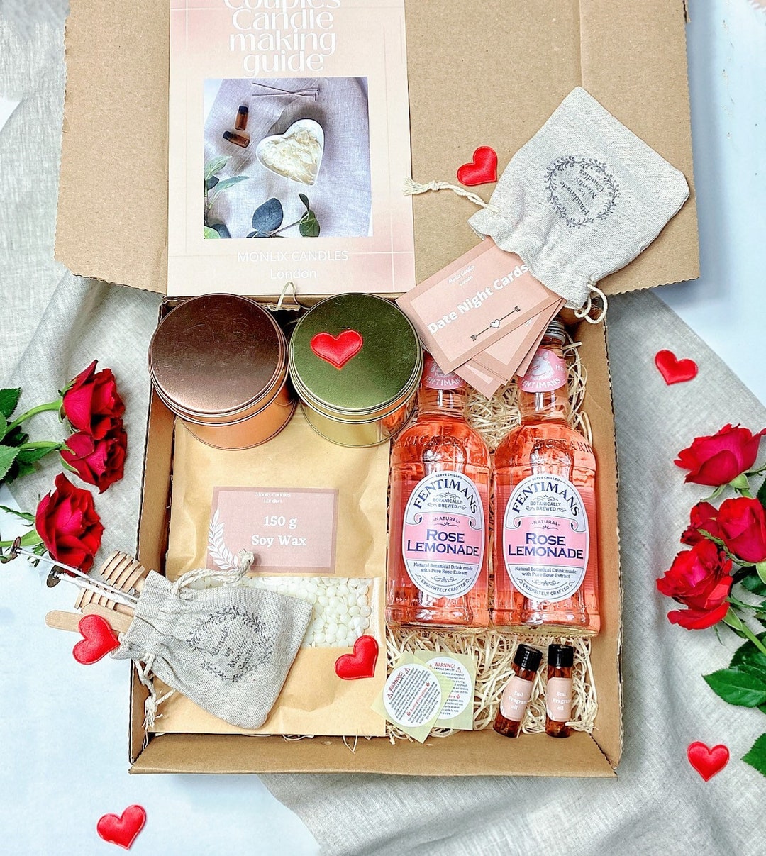 Date Night Box for Two,scented Candle Making DIY Kit,valentines Day ...