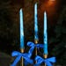 Royal Blue Marble Tall Taper Candles,dinner Candles,blue Home Decor ...