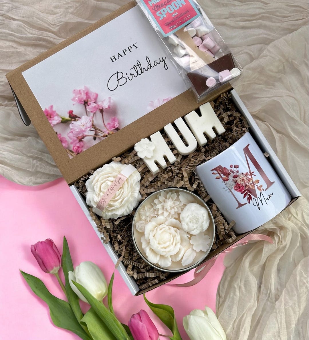 Personalized SPA Gift Set for Mum: Aromatherapy Pamper Hamper - Etsy