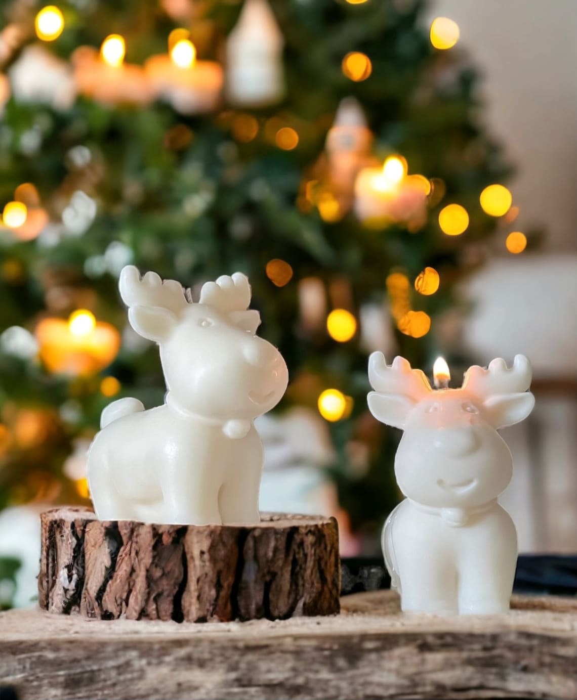 Reindeer Christmas Winter Candle,elk Scented Candle,festive Candle Gift ...