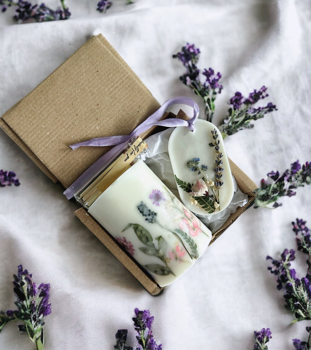 Large Scented Candle Gift Box,birthday Gift for Her,gift Hamper for Her ...