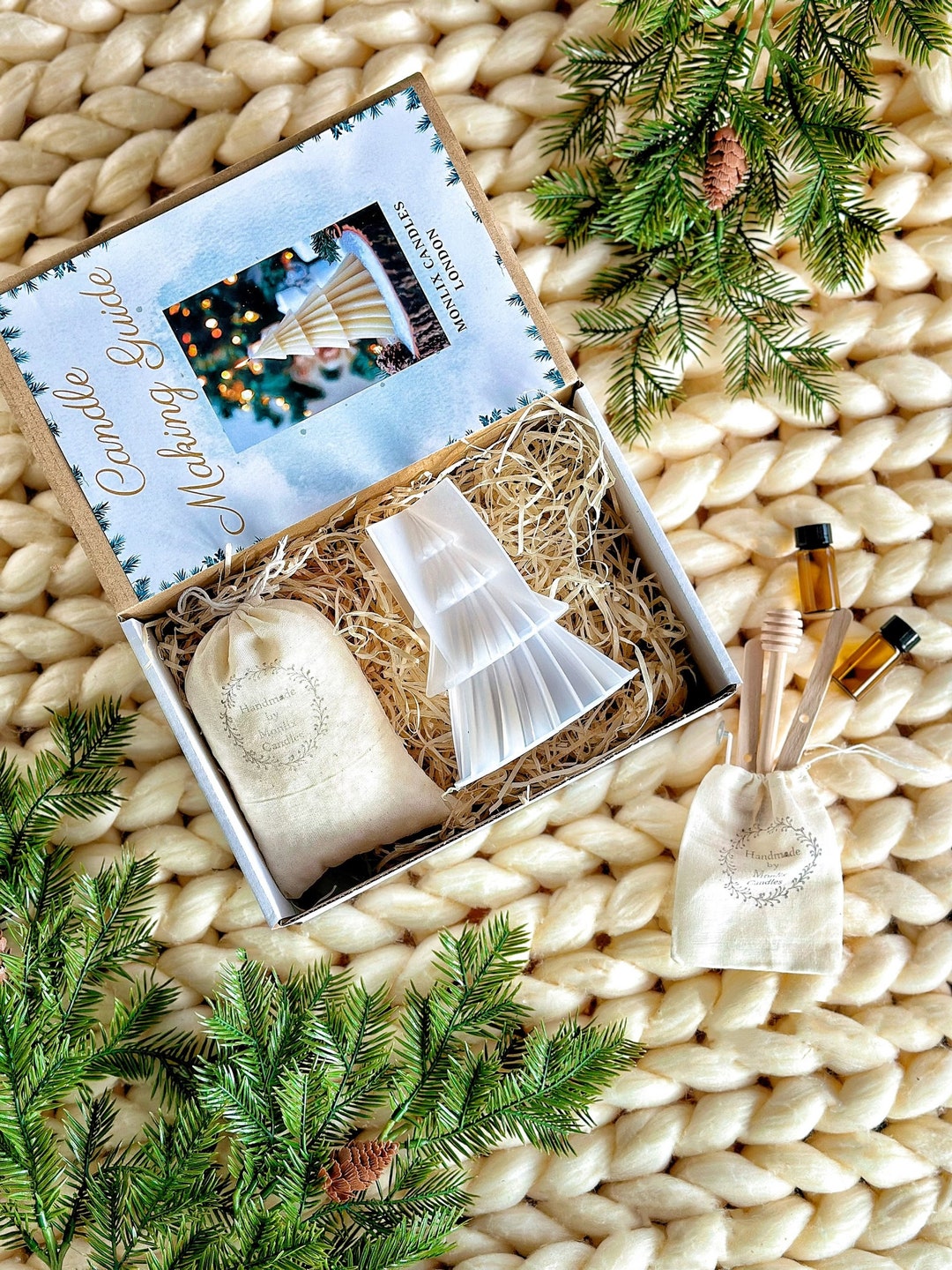 Christmas Candle Making Kit,make Your Own Candle,diy Gift Idea ...
