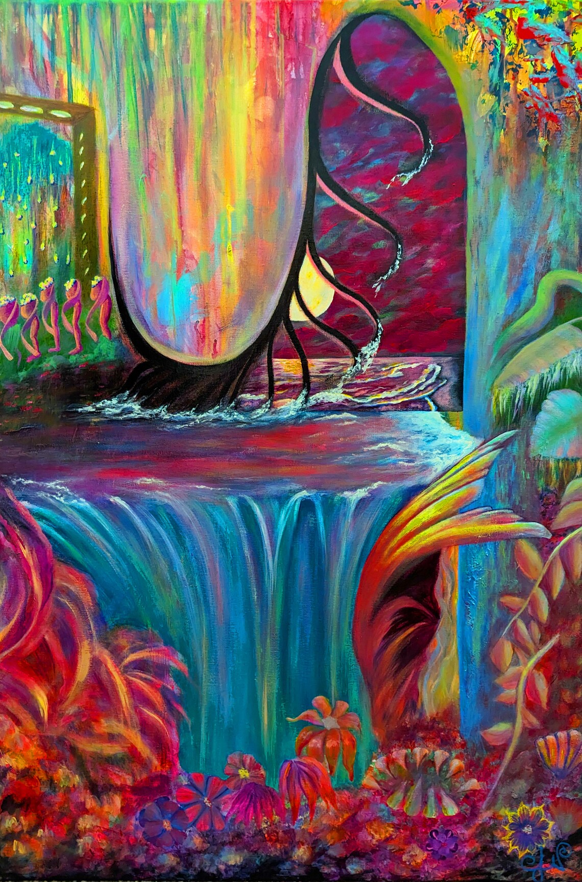 Invoking the Liminal Space Original Acrylic Painting - Etsy