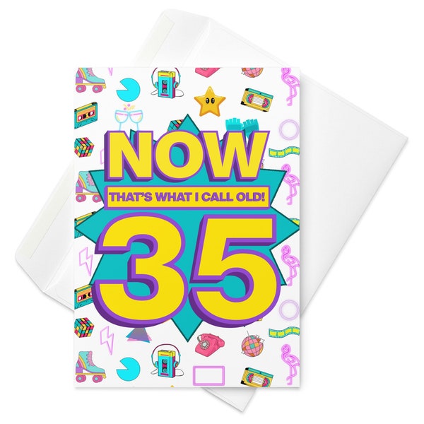 35th Birthday Card - Etsy
