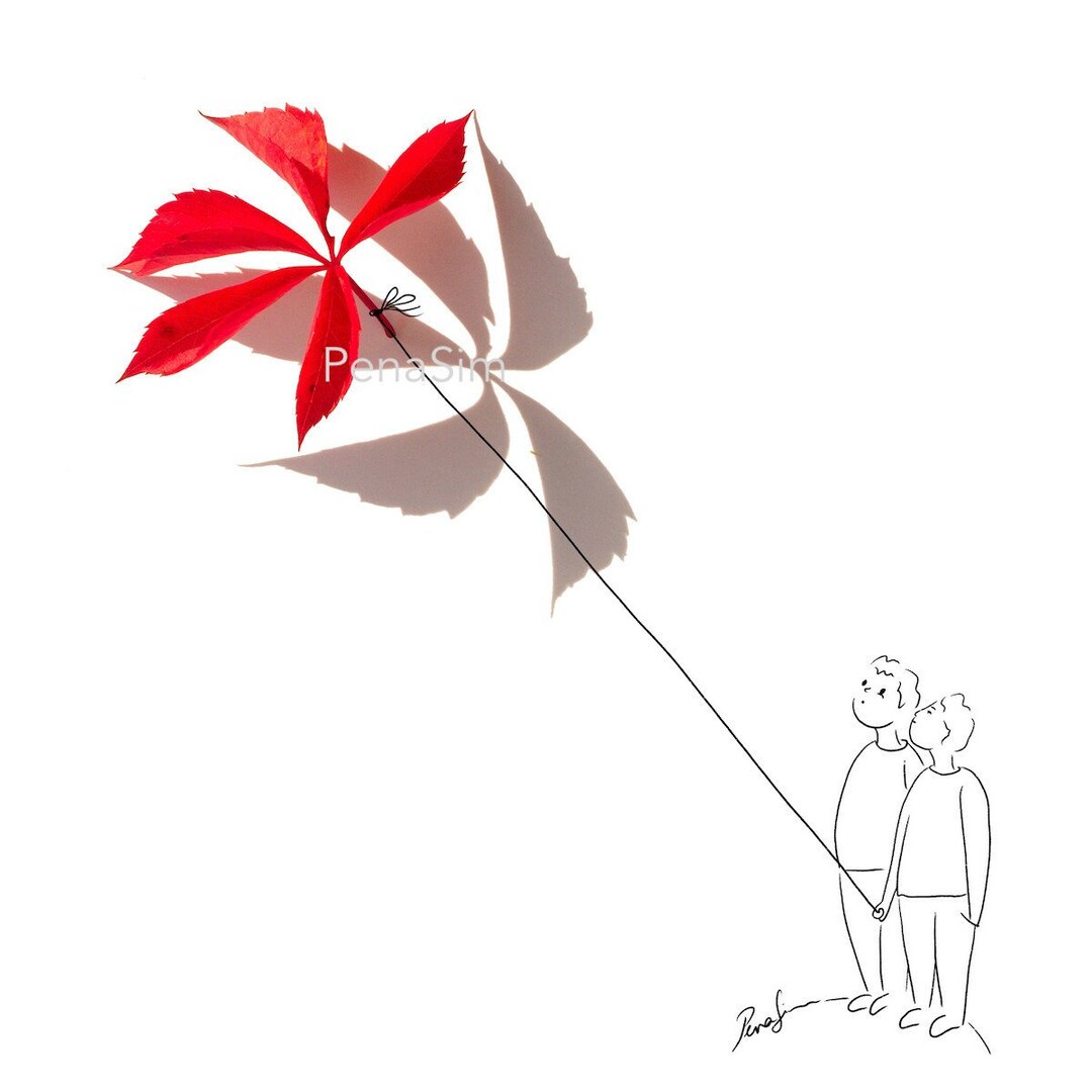 Reproduction Square 30x30 Illustration amazed Vegetal Print Limited ...