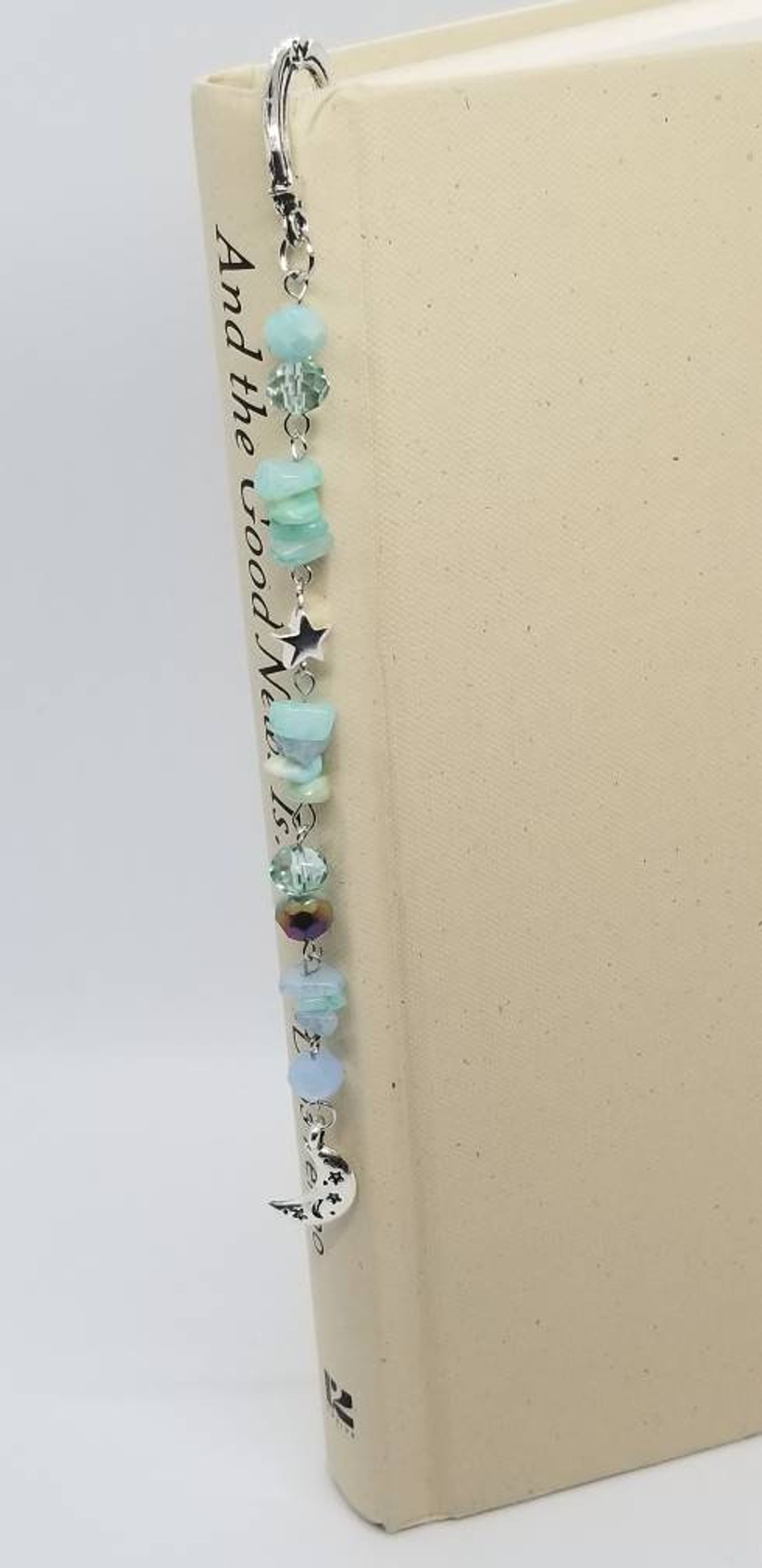 Metal Bookmark Sea Shells Moon Stars Charm Dangle Hook Style Bookmark ...