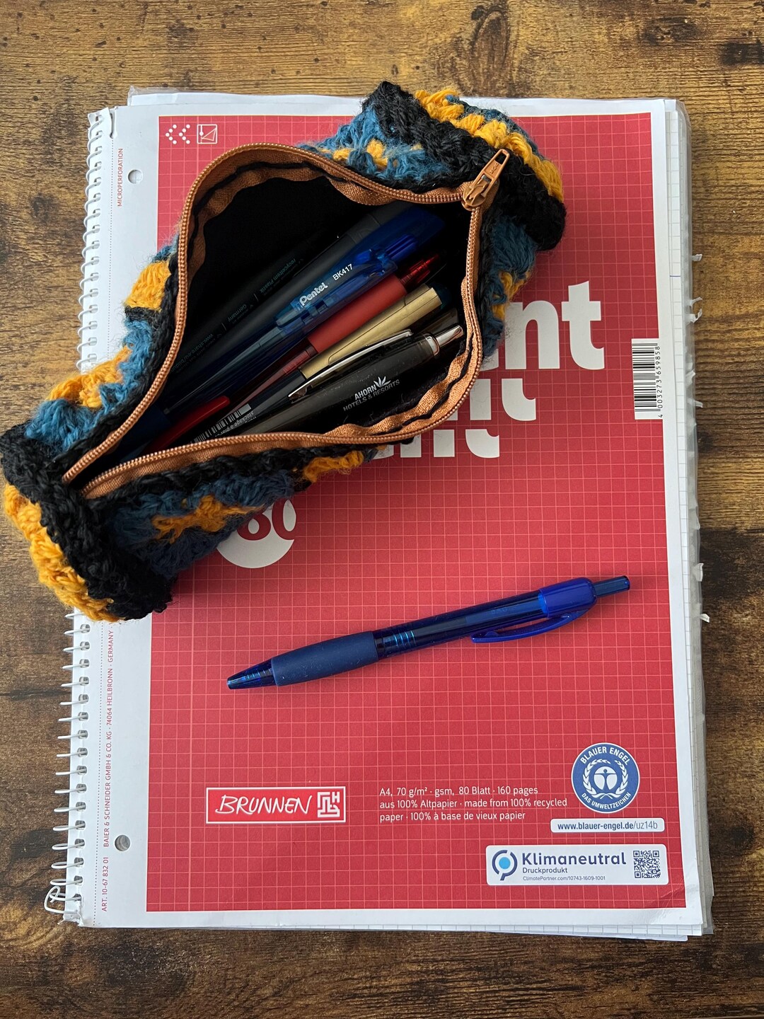 Crochet Pattern Pencil Case for School Work University Crochet Crochet ...