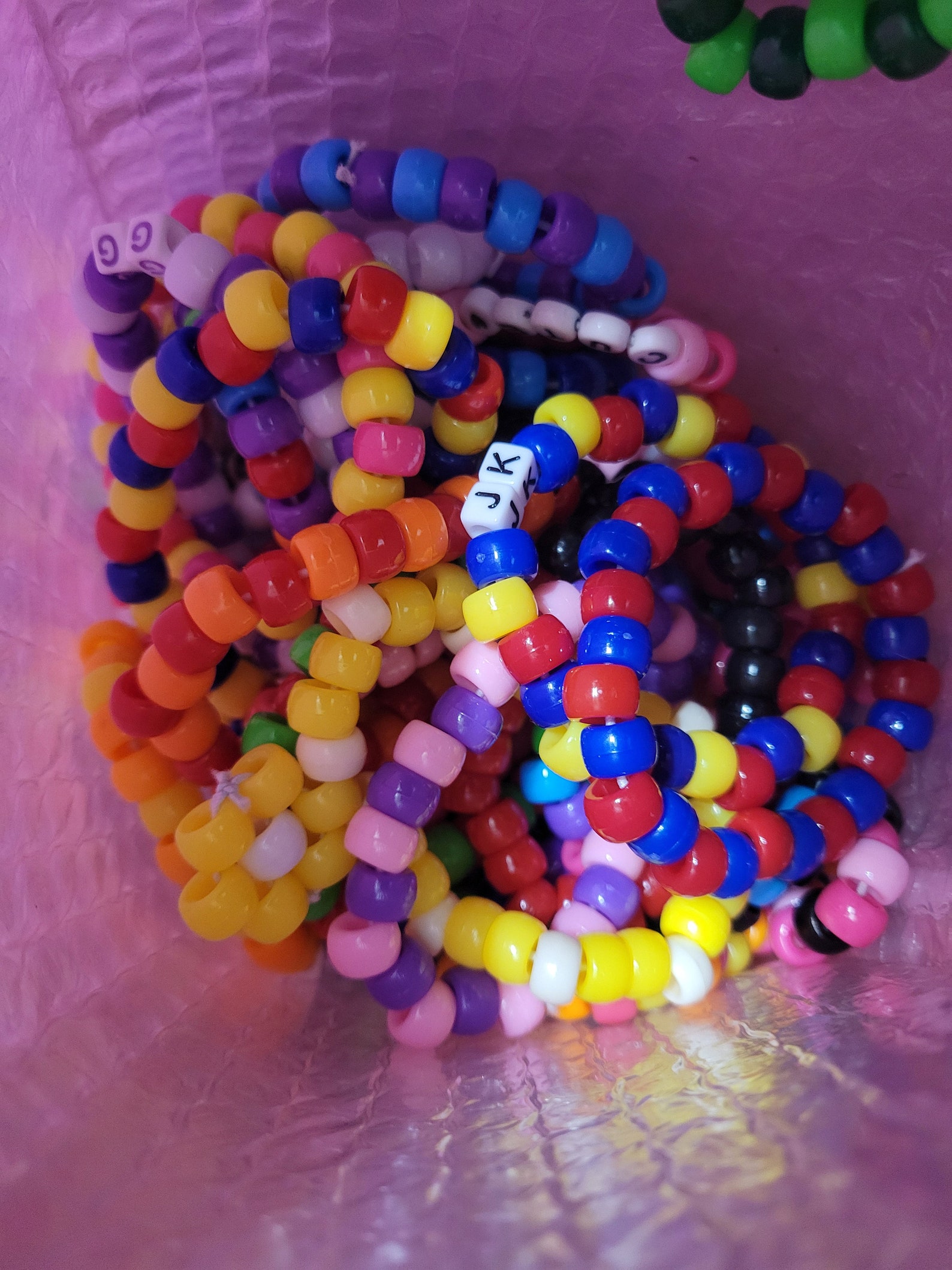 Kandi Mystery Random Bracelets- PLUR Mystery Box Bundle Assortment Set ...