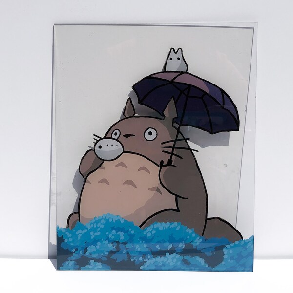 Studio Ghibli Glass Painting - Etsy