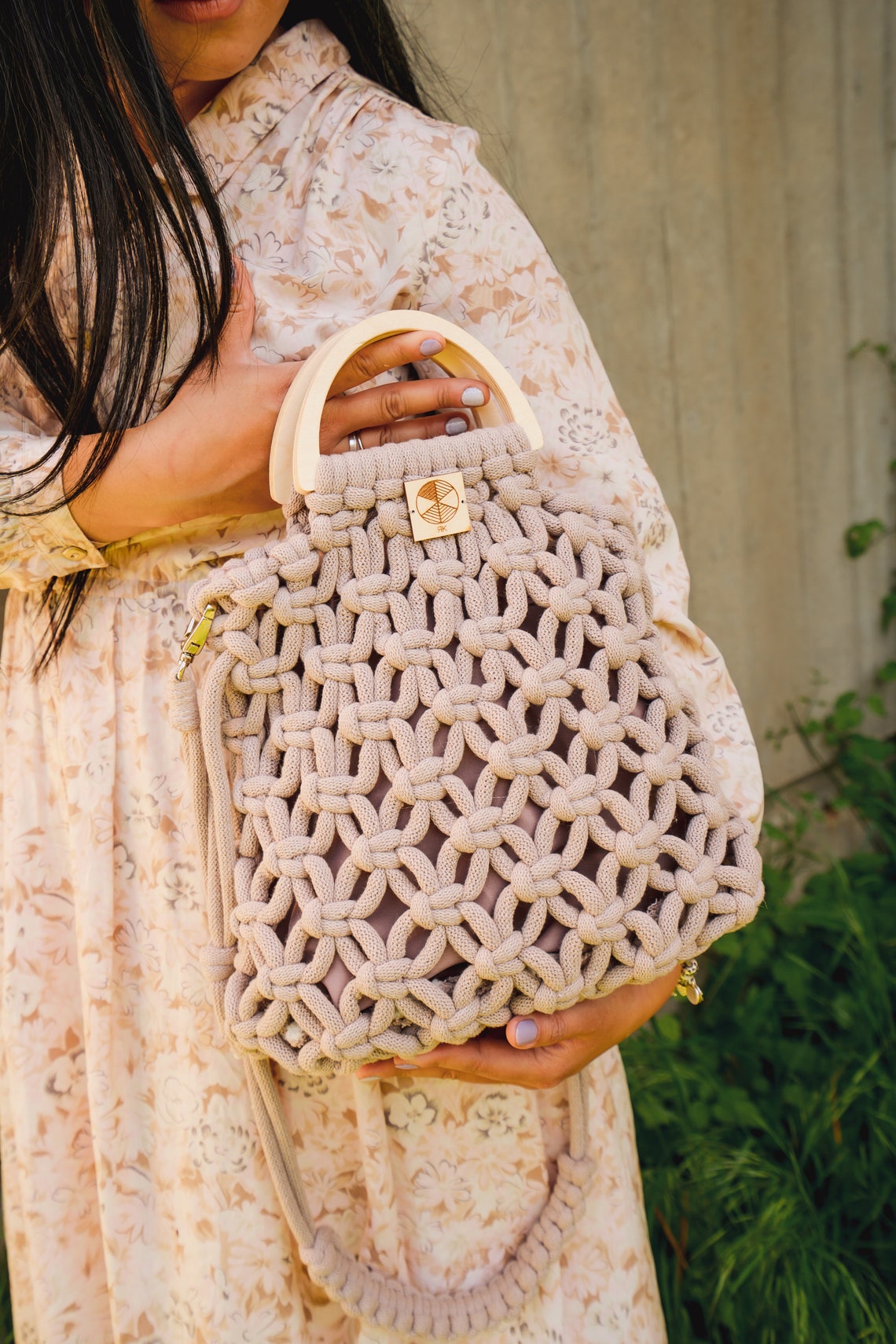 Summer Trendy Macrame Boho Tote Bag - Etsy