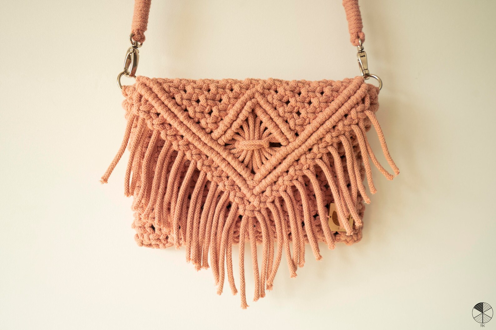 Small Elegant Boho Macrame Crossbody Bag - Etsy