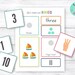Number Matching Game, Numbers 1-10, Educational Math Printable, Busy ...