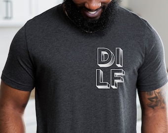 Funny Dilf Tee - Etsy