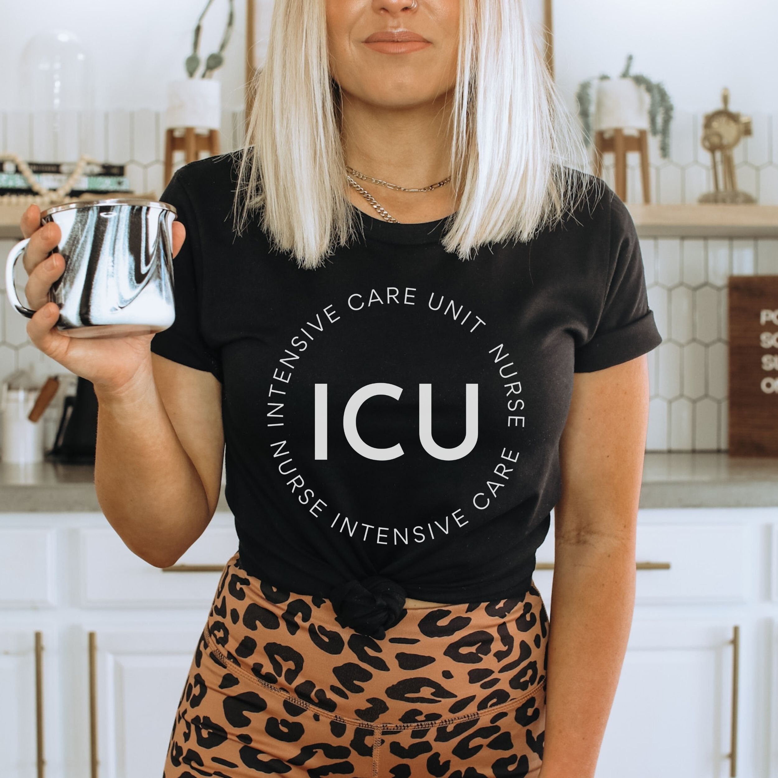 ICU Nurse Shirt Intensive Care Unit Nurse Tee ICU Nurse Top - Etsy