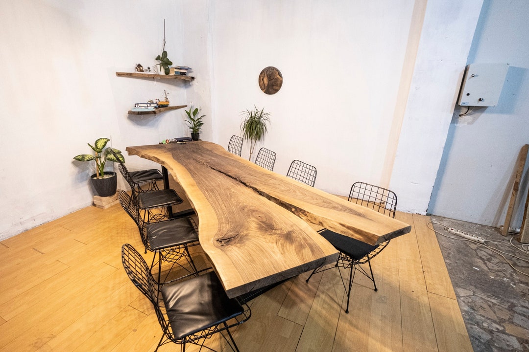 250 Year Old Table, Walnut Wood Dining Table, One Piece Walnut Wood ...