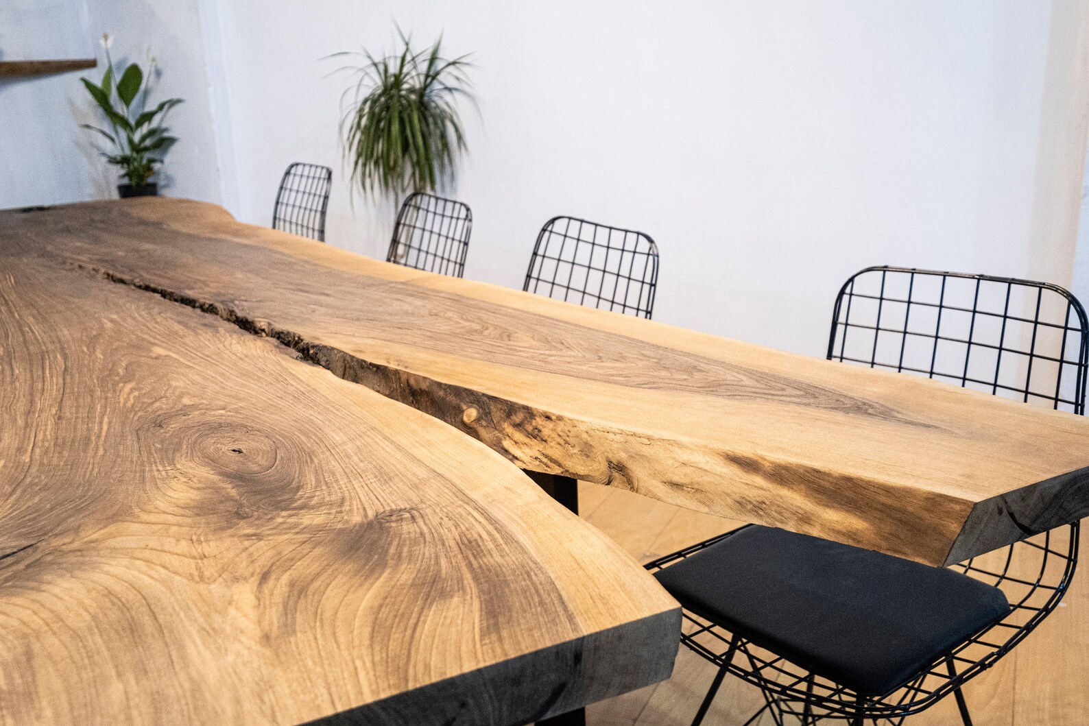 250 Year Old Table, Walnut Wood Dining Table, One Piece Walnut Wood ...