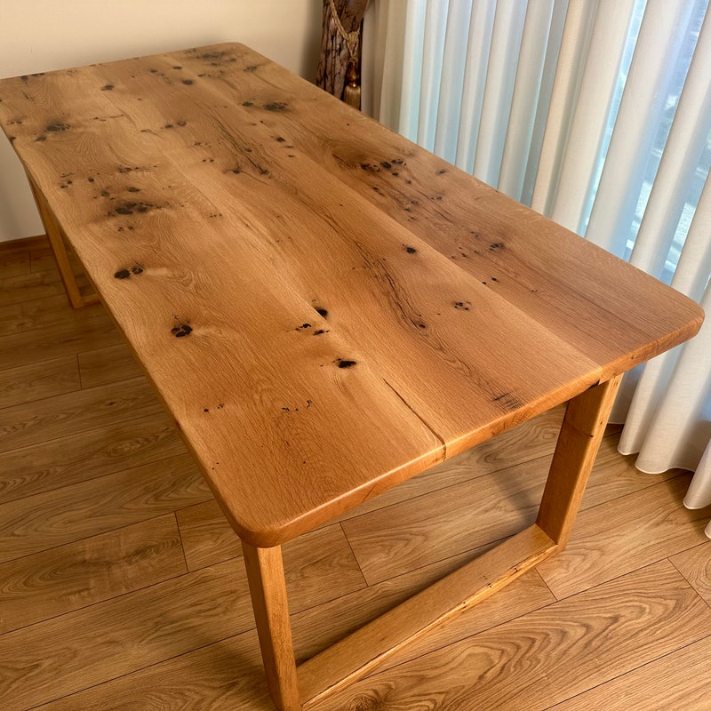 Rustic Wood Dining Table - Etsy