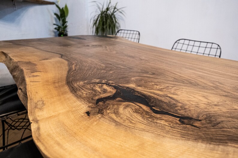 250 Year Old Table, Walnut Wood Dining Table, One Piece Walnut Wood ...