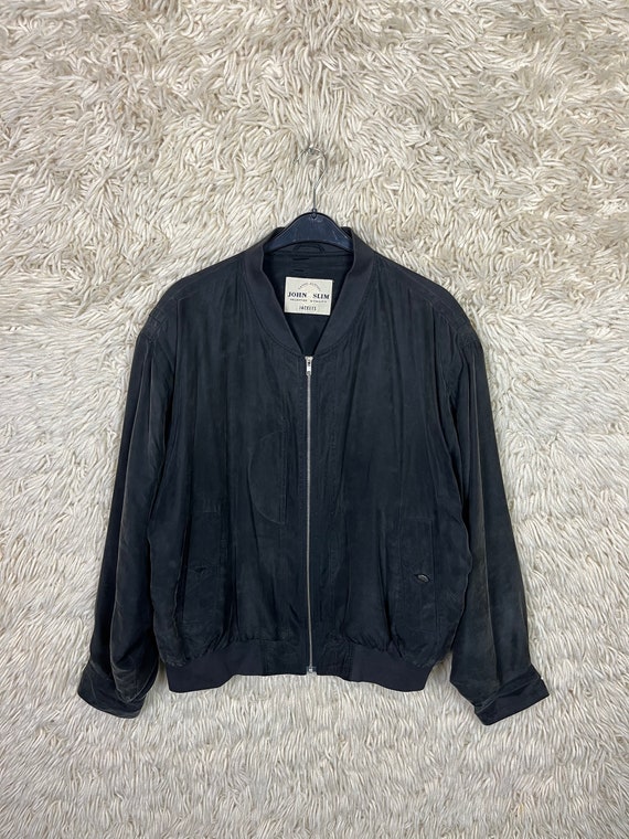 Vintage silk bomberjacket jacket - Gem