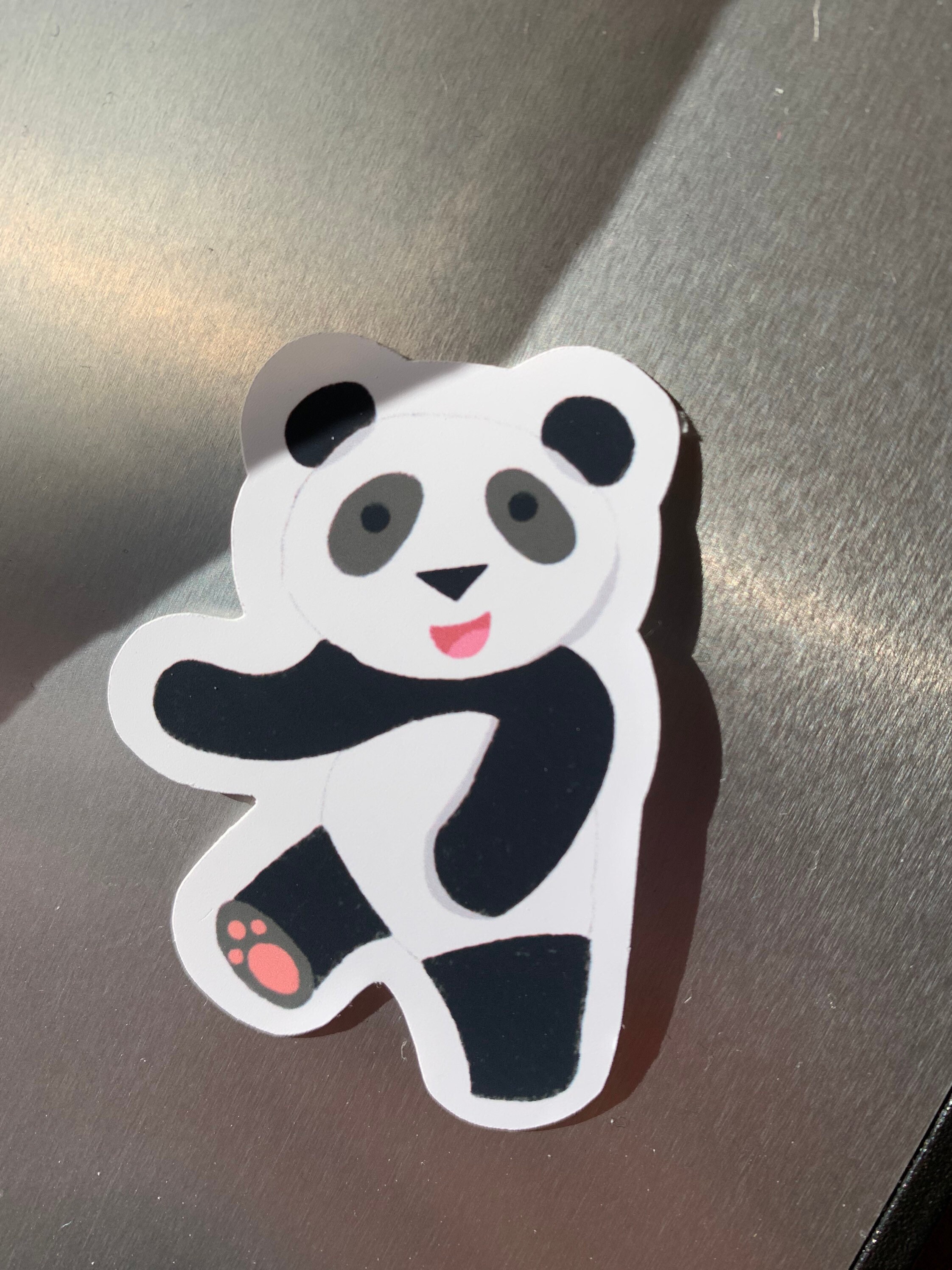 Cute Matte Waterproof Vinyl Panda Sticker Hydroflask | Etsy