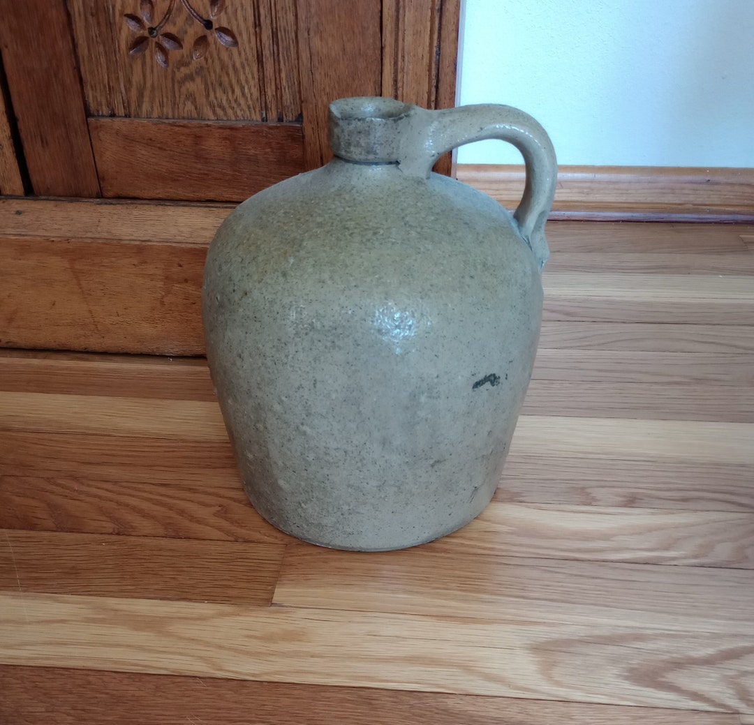 Vintage Gray Jug, Antique Jug, Crock Jug, Salt Glaze Jug - Etsy