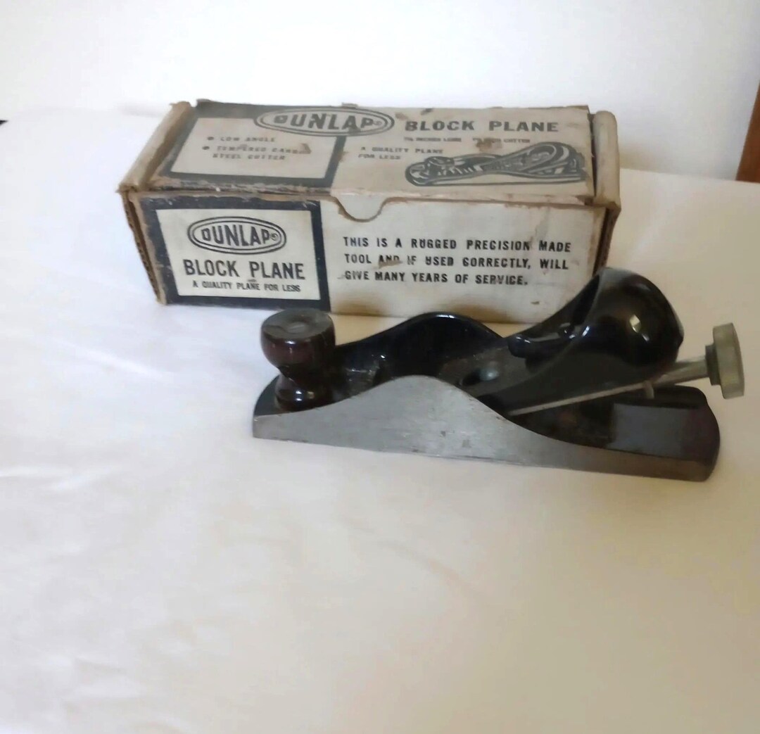 Vintage Dunlap Block Plane in Original Box, Block Plane - Etsy