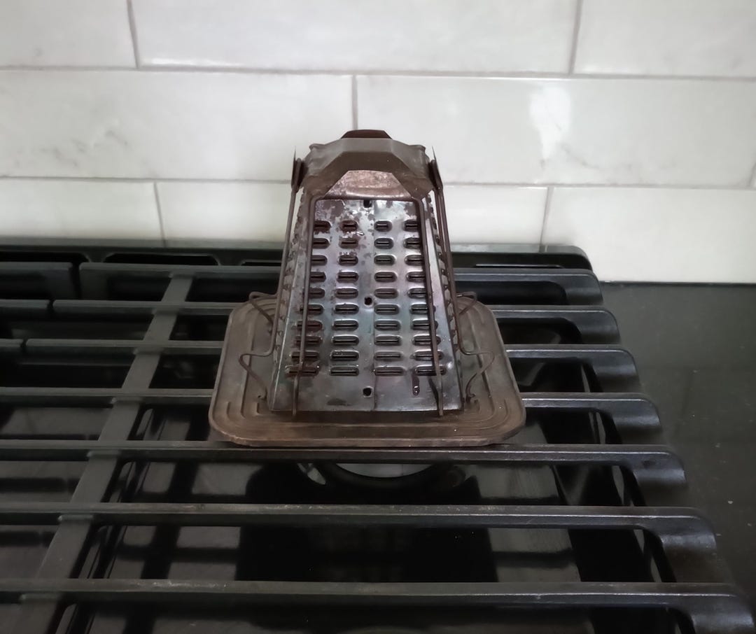 Vintage Stovetop or Campfire Toaster, Tin Toaster - Etsy