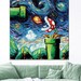 Mario World Gogh Art, Van Gogh Artwork,mario World Canvas,mario ...