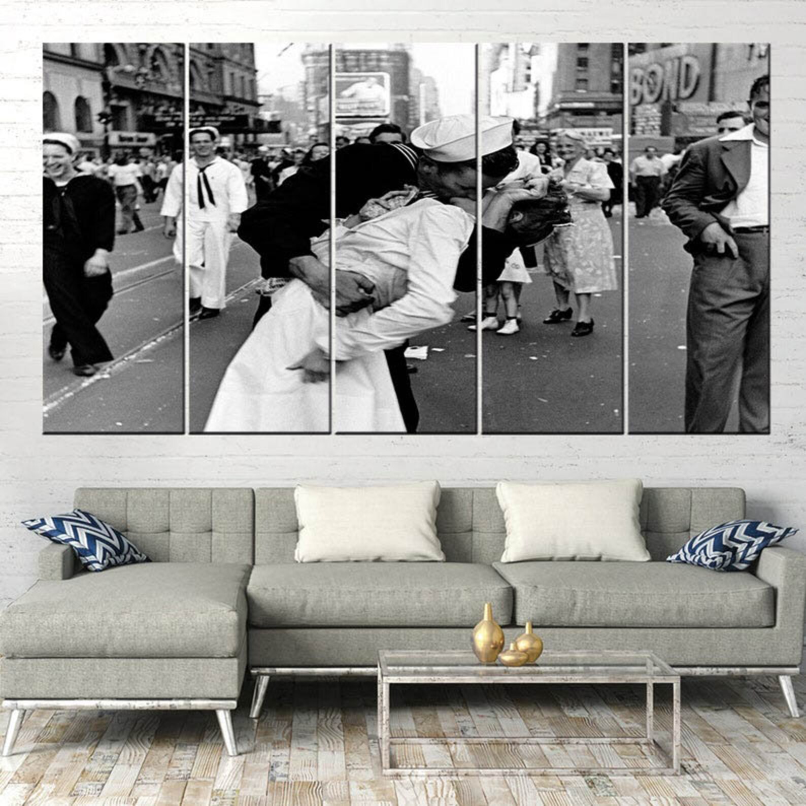 V-J Day in Times Square V-J Day in Times Square Canvas - Etsy