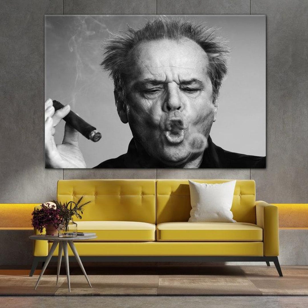 Jack Nicholson, Jack Nicholson Poster, Jack Nicholson Wall Art, Black ...