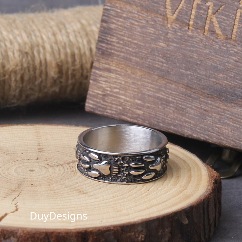 Viking Bear Claw Ring Bear Claw Ring Bear Claw Nordic - Etsy