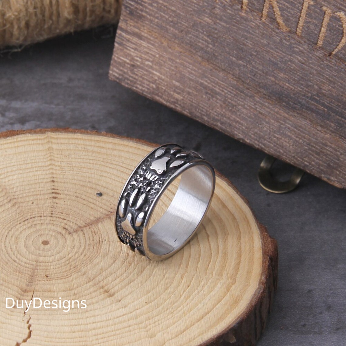 Viking Bear Claw Ring Bear Claw Ring Bear Claw Nordic - Etsy