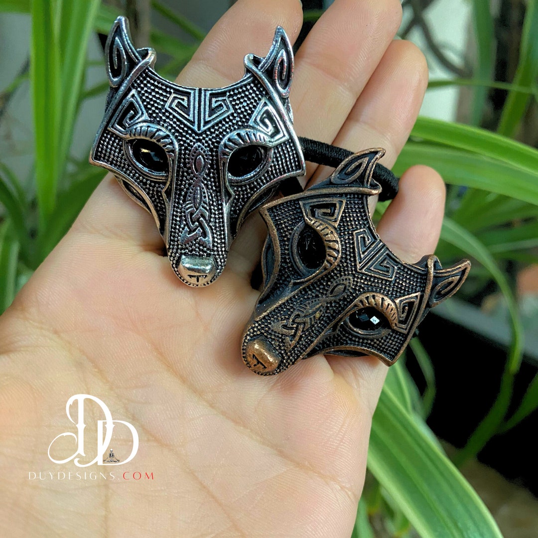 Viking Wolf Hair Tie Viking Wolf Rubber Viking Wolf - Etsy