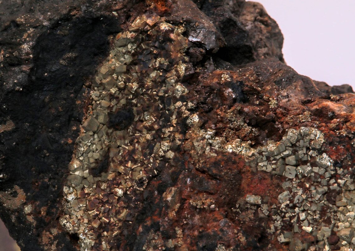 Gold Ore, Rare Mineral Specimen With Zinc, Chalcopyrite, Hematite ...