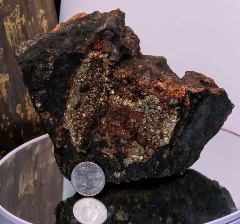 Gold Ore, Rare Mineral Specimen With Zinc, Chalcopyrite, Hematite ...