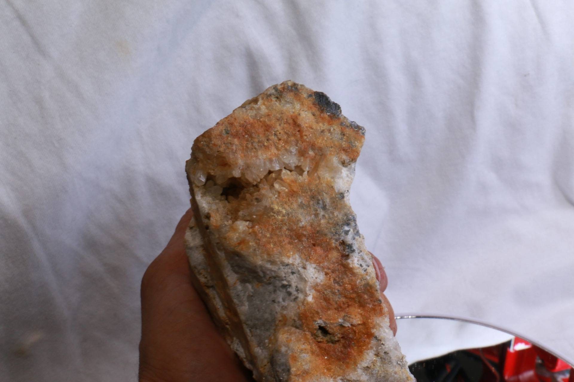 Arizona Gold, Silver High Grade Ore. in Quartz With Calcopyrite and ...