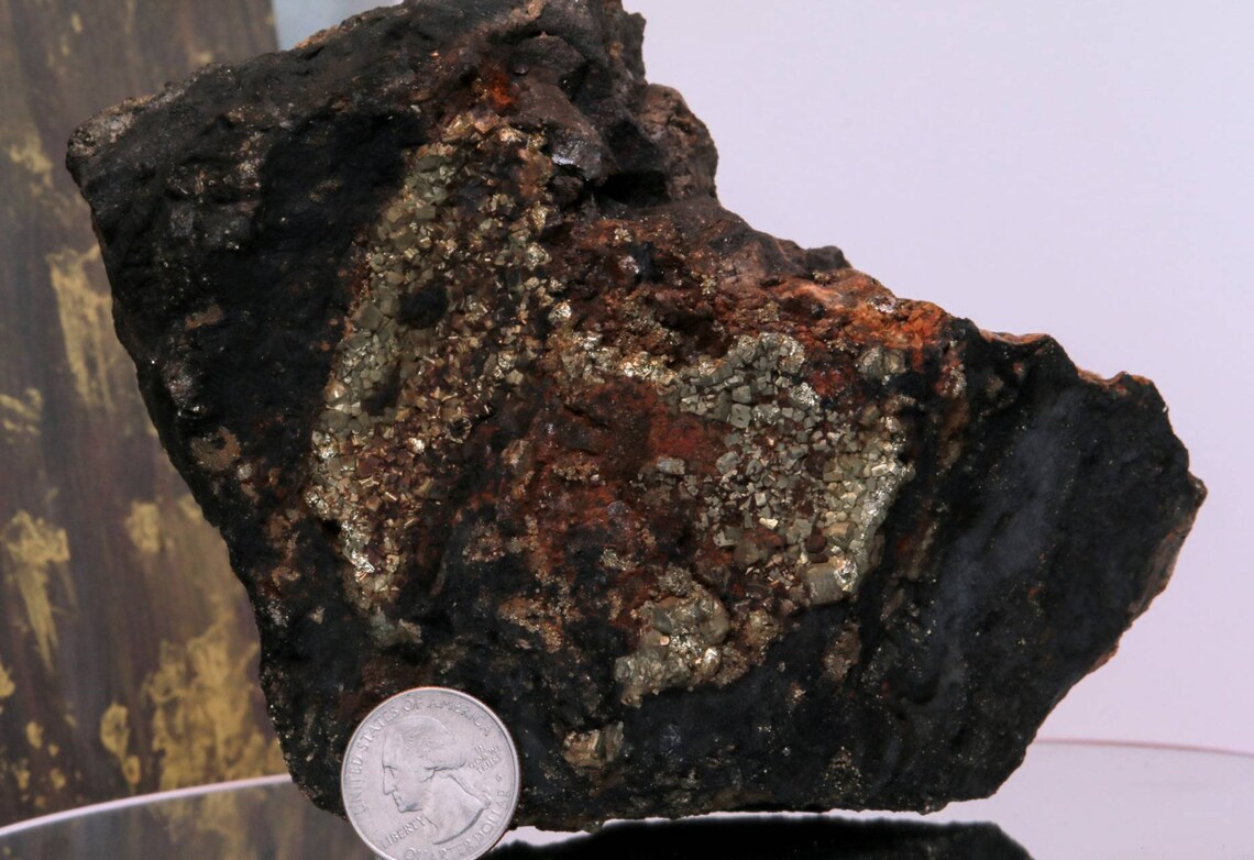 Gold Ore, Rare Mineral Specimen With Zinc, Chalcopyrite, Hematite ...