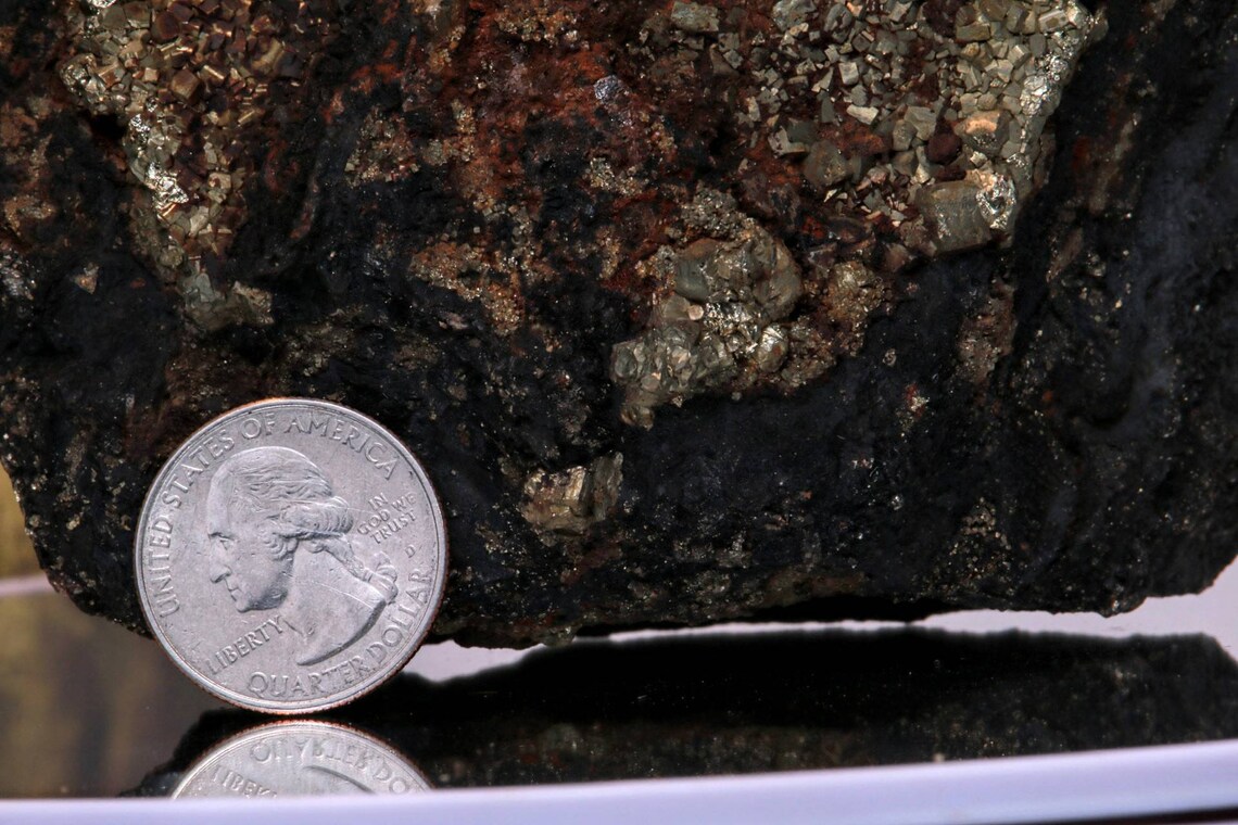 Gold Ore, Rare Mineral Specimen With Zinc, Chalcopyrite, Hematite ...