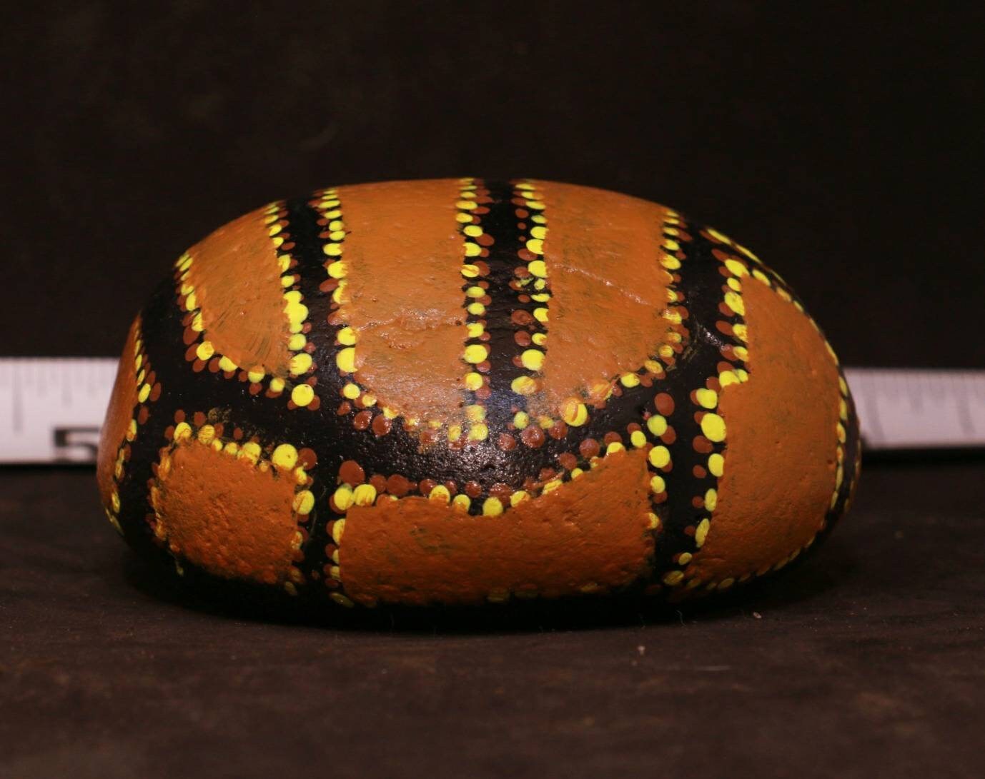 Mandala Art Stitch Painted Rock Stitch Art River Rock - Etsy