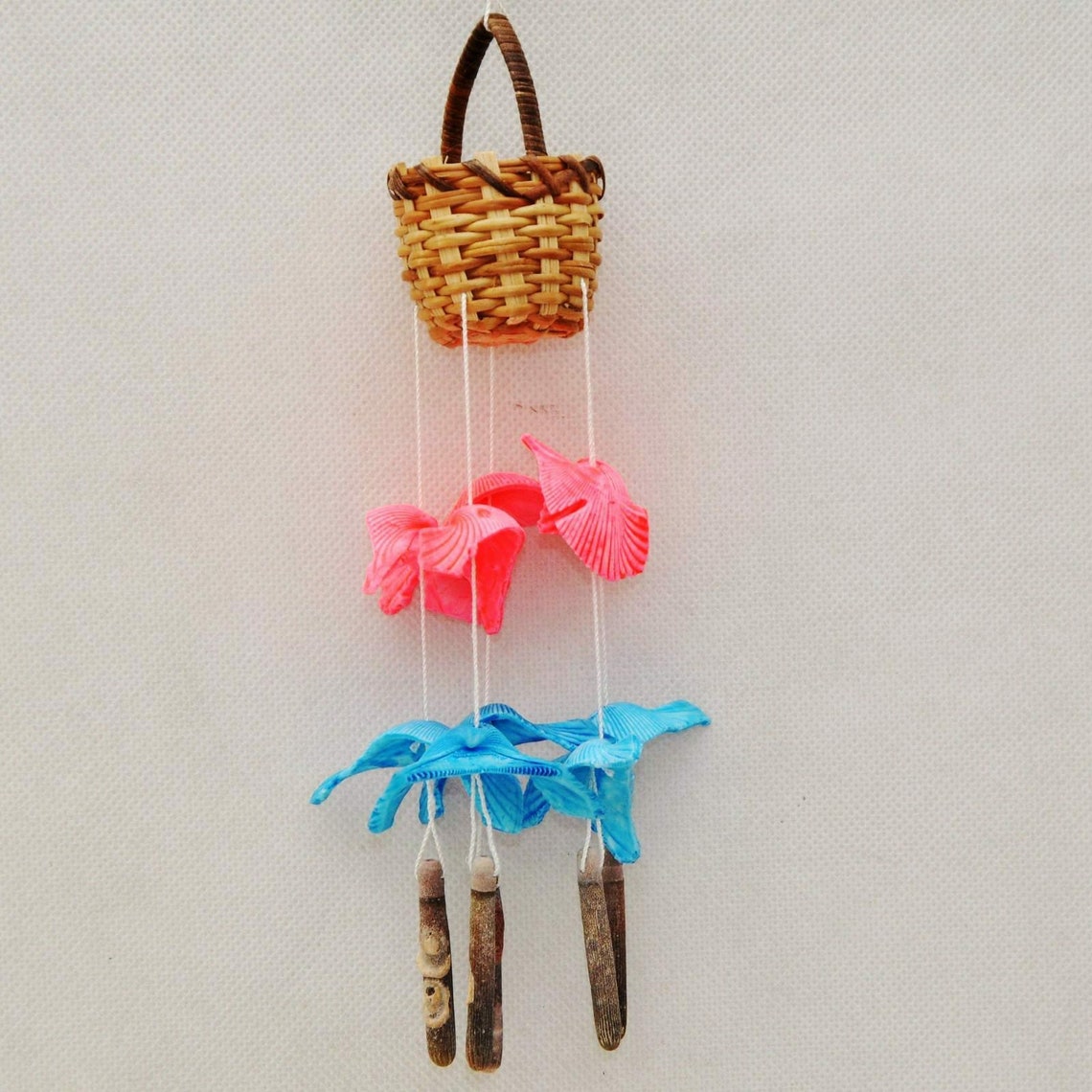 Cute Hand Made Elegant Natural Conch Shell Straw Crafts Etsy