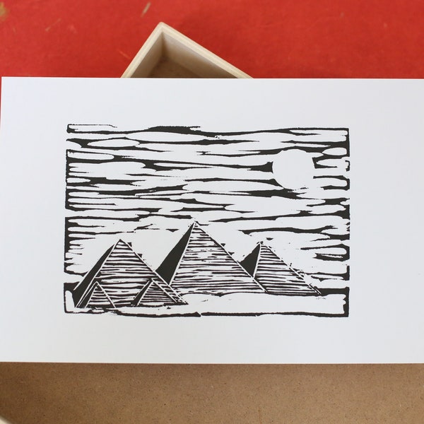 Black Linocut - Etsy