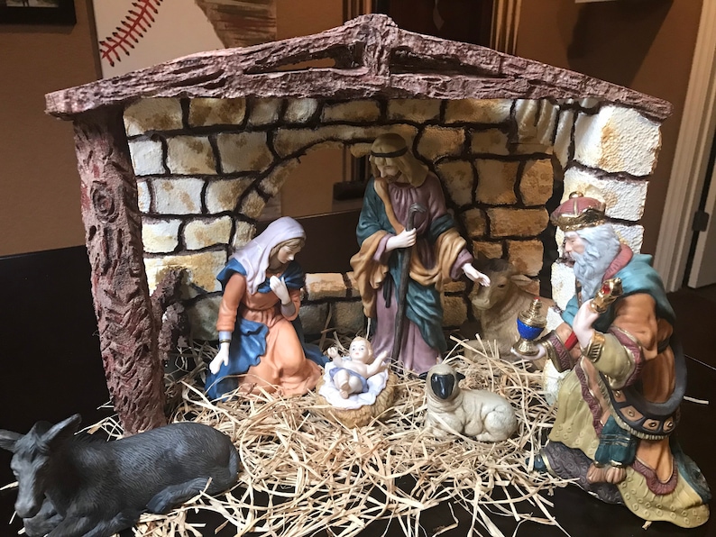 Manger for Nativity - Etsy