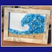Sea Shell Wave, at a Sea Glass Beach, Glass and Shell Art, Handmade Art ...