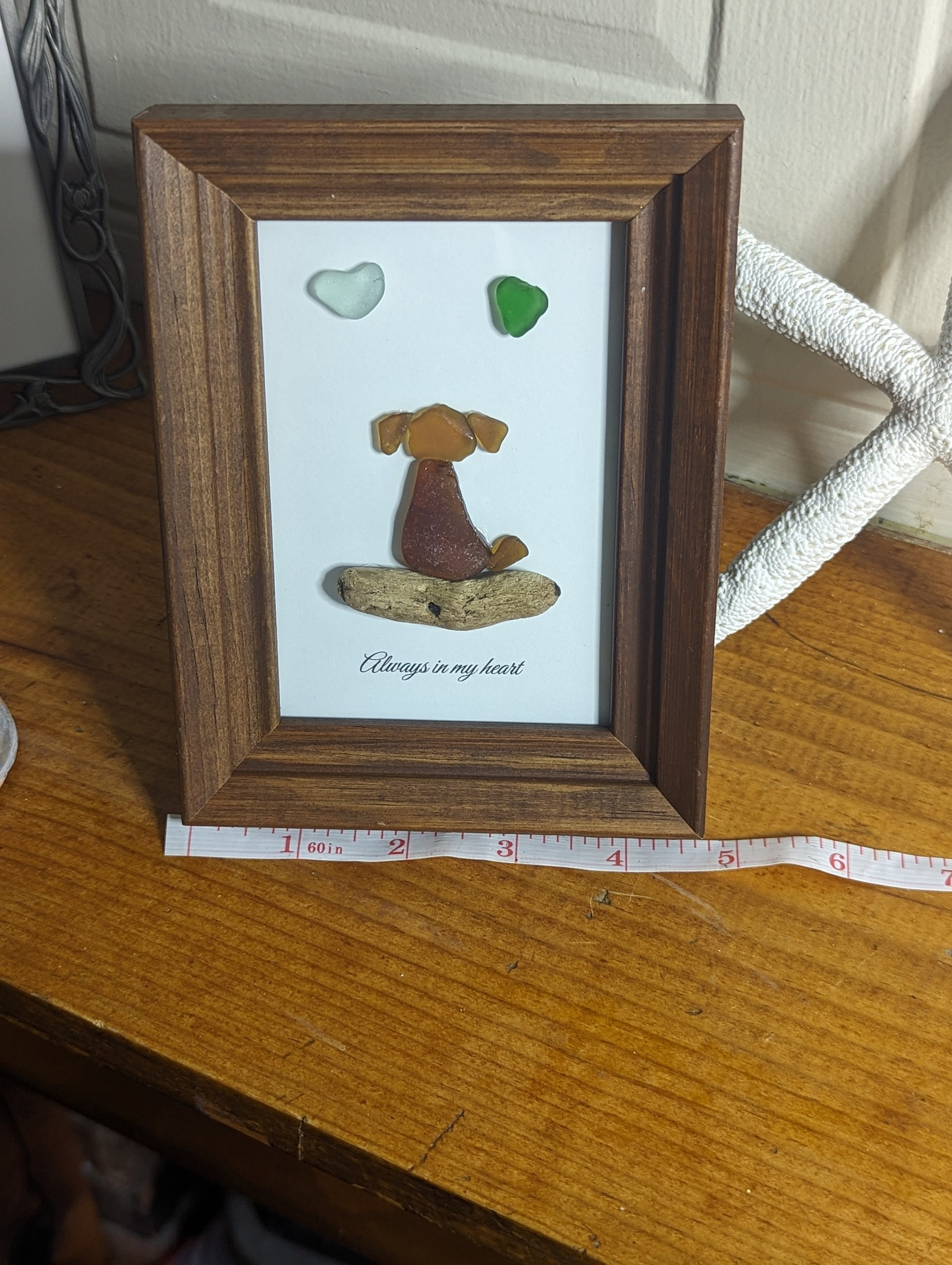 Sea Glass Art, Sea Glass Pets, Sea Glass Cat, Sea Glass Dog, Handmade ...