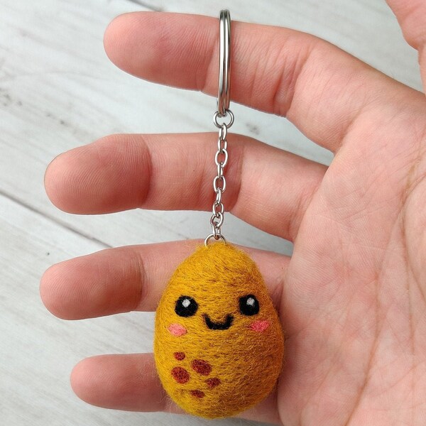 Felt Keychain - Etsy