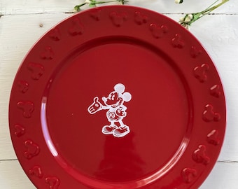 Mickey Mouse Dinner Plates - Etsy