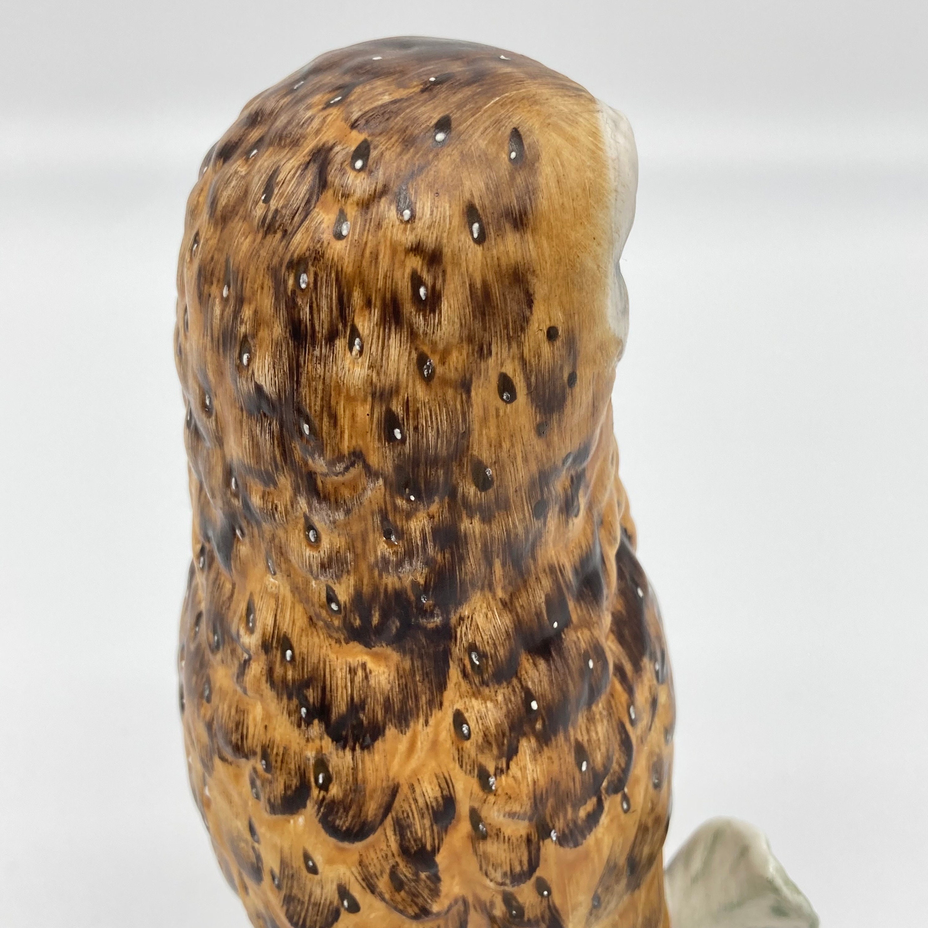 Vintage Barn Owl Ceramic Figurine, Goebel Handpainted Owl on Tree ...