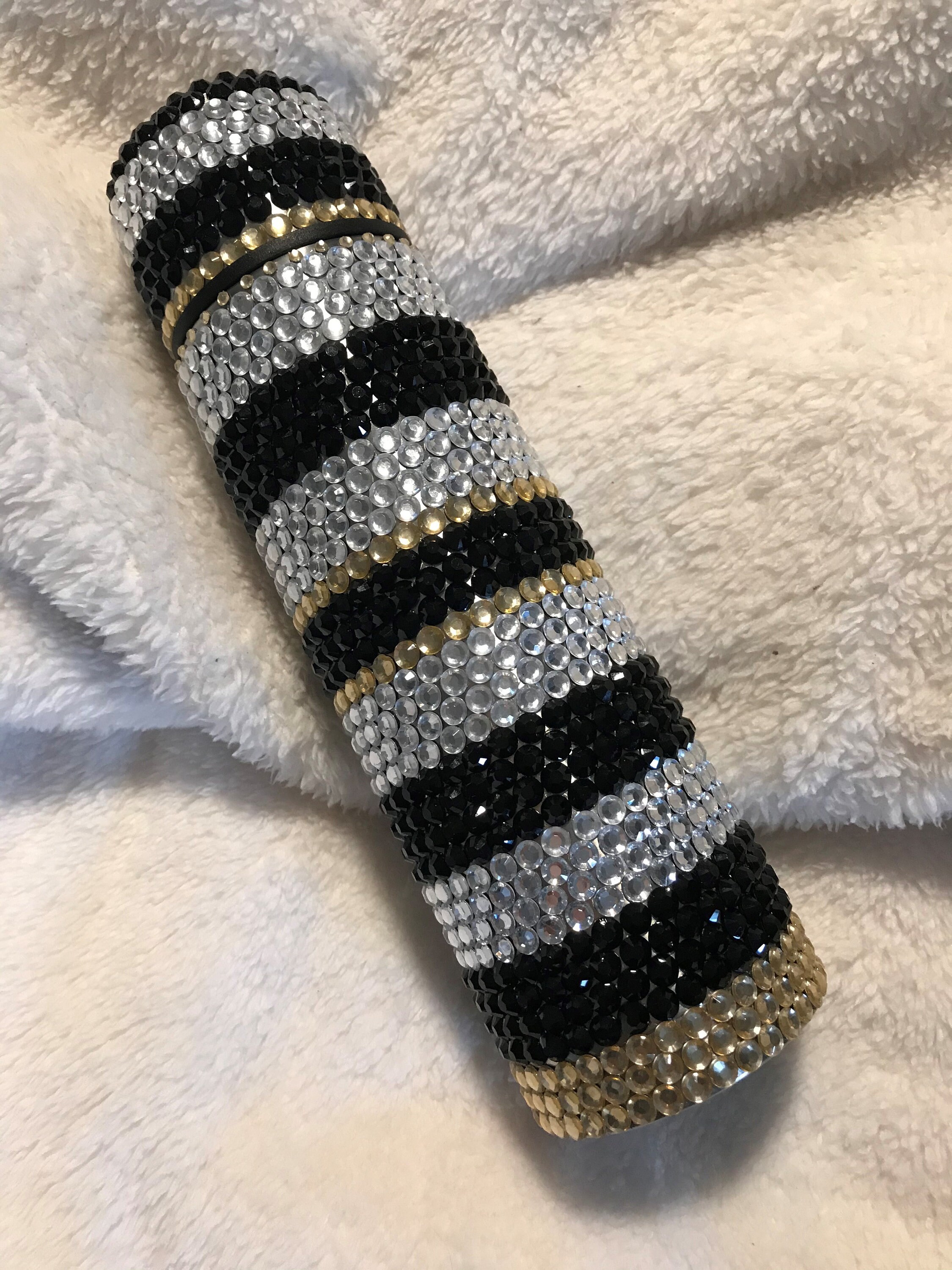 Black Silver and Gold Bling Cup - Etsy